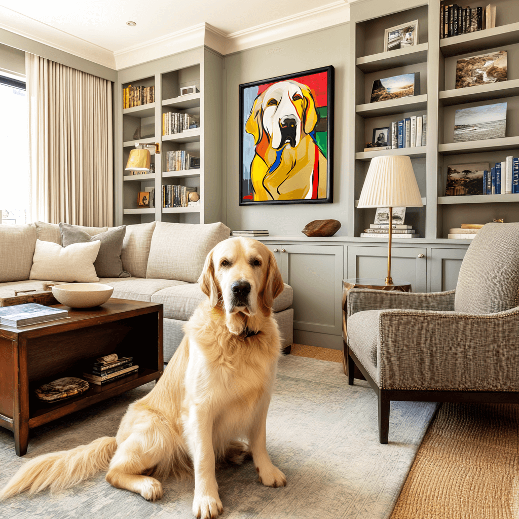 Pet Canvas - Picasso Style - Custom Pet Art From Your Photo – PawSafe