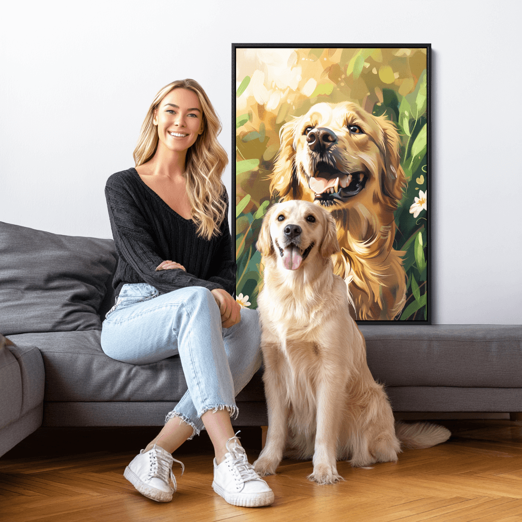 Dog Portrait - Whimsical Style - Transform Your Dog Into Artwork – PawSafe